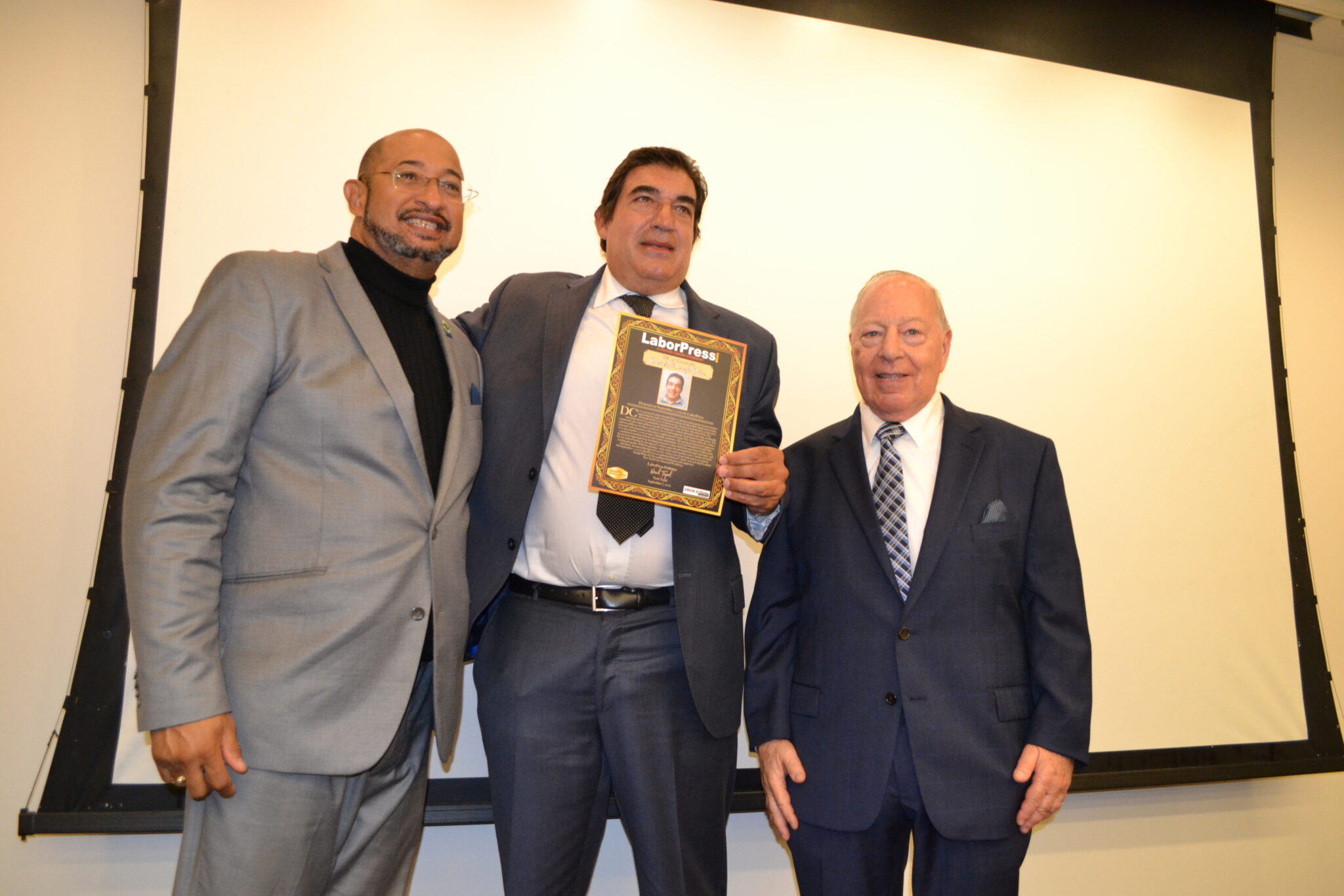 LaborPress Holds Special Luncheon Honoring Distinguished Labor Leaders ...