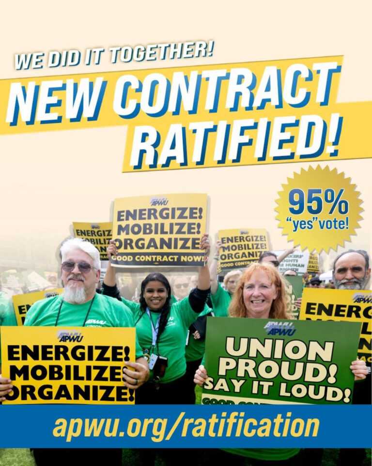 APWU Members Approve 2024-2027 National Agreement with USPS – LaborPress
